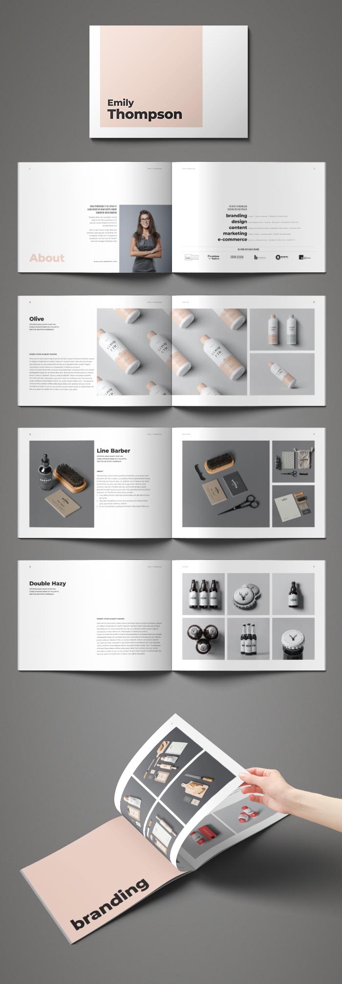 10 Free InDesign Portfolio Templates
